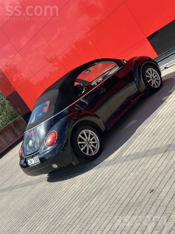 Black Volkswagen Beetle 2003 in Riga, with an engine capacity of 2.00 L and mileage of 205 thousand km for 2100 €, photo 8 on AUTOMOTO.COM.LV