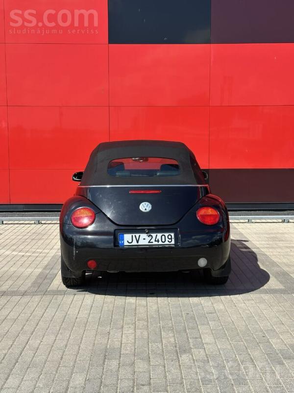 Black Volkswagen Beetle 2003 in Riga, with an engine capacity of 2.00 L and mileage of 205 thousand km for 2100 €, photo 9 on AUTOMOTO.COM.LV