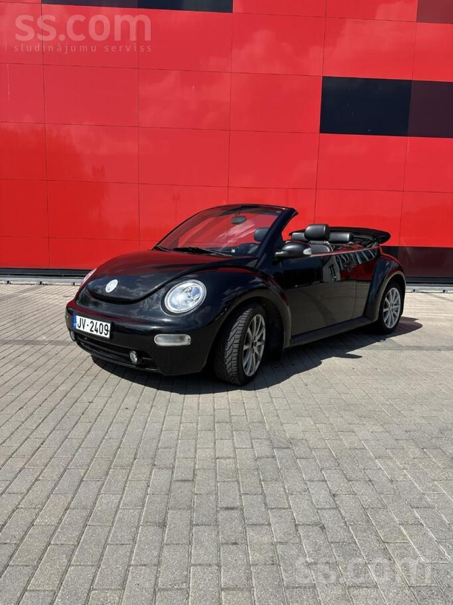 Black Volkswagen Beetle 2003 in Riga, with an engine capacity of 2.00 L and mileage of 205 thousand km for 2100 €, photo 11 on AUTOMOTO.COM.LV