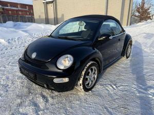 Black Volkswagen Beetle 2005 in Telschi, with an engine capacity of 1.60 L and mileage of 158 thousand km for 2700 €, photo  on AUTOMOTO.COM.LV