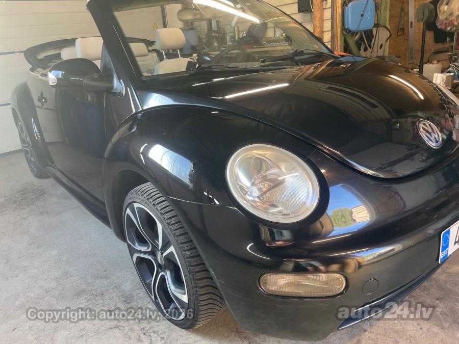 Black Volkswagen Beetle 2005 in Tallinn, with an engine capacity of 1.90 L and mileage of 243 thousand km for 2700 €, photo 7 on AUTOMOTO.COM.LV