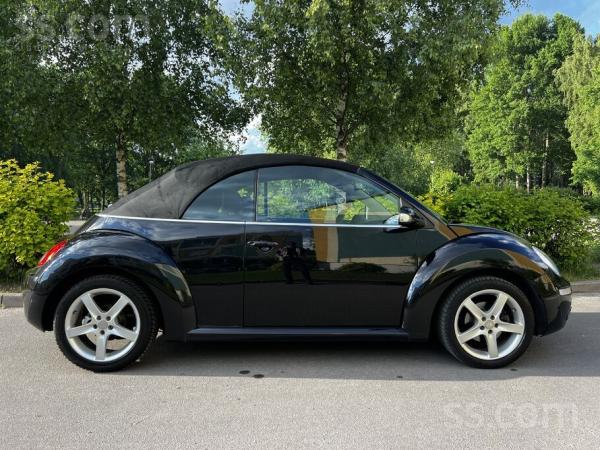 Black Volkswagen Beetle 2007 in Riga, with an engine capacity of 1.90 L and mileage of 176 thousand km for 4990 €, photo 6 on AUTOMOTO.COM.LV