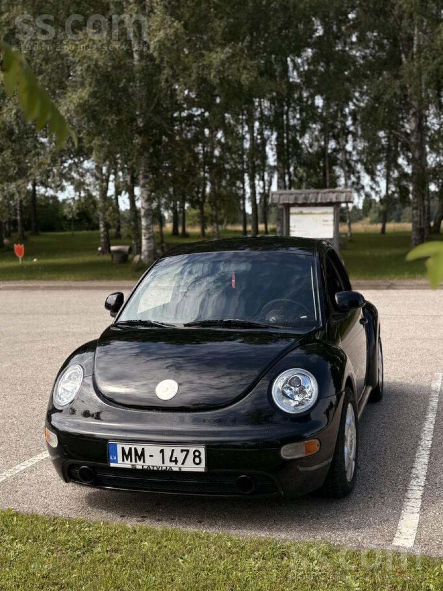 Black Volkswagen Beetle 1998 in Cesis, with an engine capacity of 2.00 L and mileage of 311 thousand km for 2100 €, photo 1 on AUTOMOTO.COM.LV