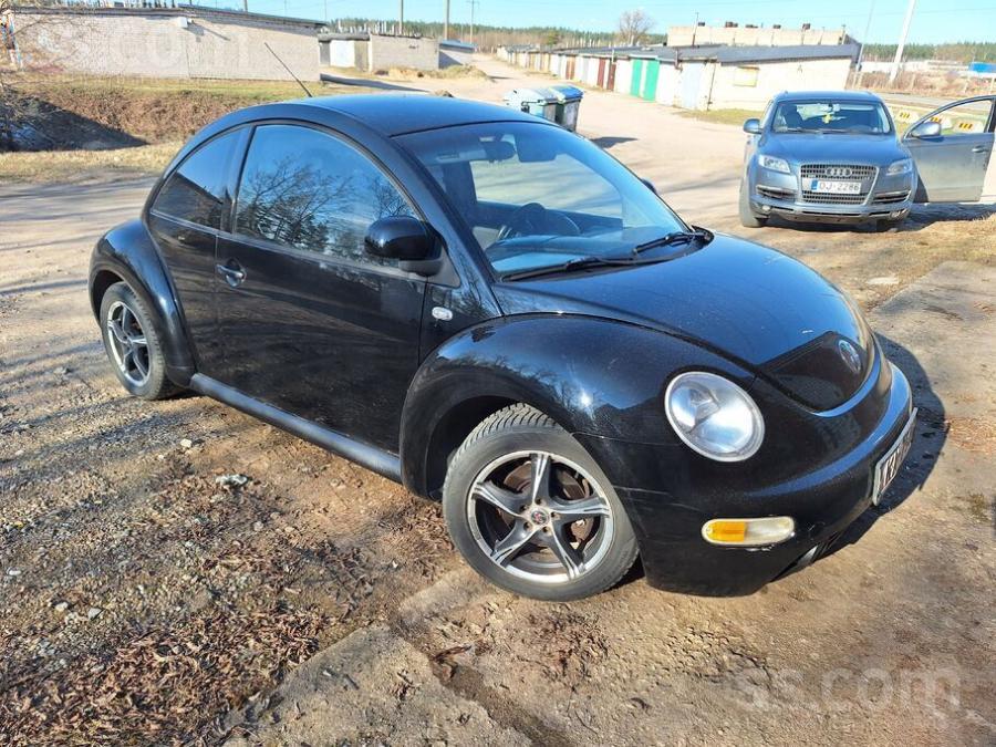 Black Volkswagen Beetle 2000 in Daugavpils, with an engine capacity of 2.00 L and mileage of 172 thousand km for 1900 €, photo 3 on AUTOMOTO.COM.LV