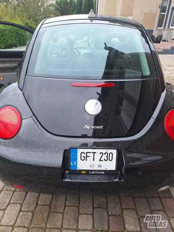 Black Volkswagen Beetle 2002 in Klaipeda, with an engine capacity of 1.80 L and mileage of 180 thousand km for 2500 €, photo 2 on AUTOMOTO.COM.LV