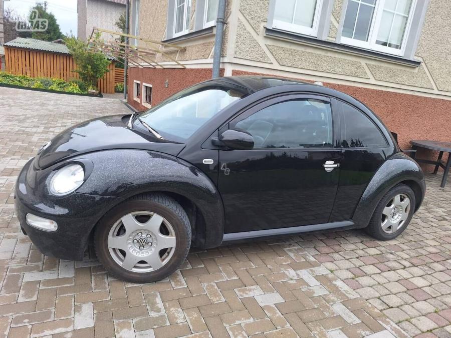 Black Volkswagen Beetle 2002 in Klaipeda, with an engine capacity of 1.80 L and mileage of 180 thousand km for 2500 €, photo 8 on AUTOMOTO.COM.LV
