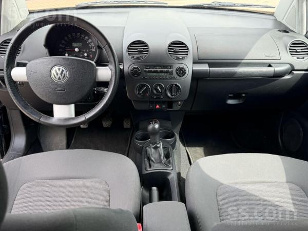 Black Volkswagen Beetle 2003 in Riga, with an engine capacity of 1.90 L and mileage of 275 thousand km for 3200 €, photo 7 on AUTOMOTO.COM.LV