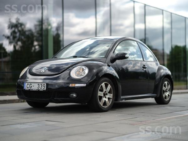 Melns Volkswagen Beetle 2007 Rīga, ar dzinēja tilpumu 1.60 L un nobraukumu 140 tūkst. km par 1000 €, foto 1 vietnē AUTOMOTO.COM.LV
