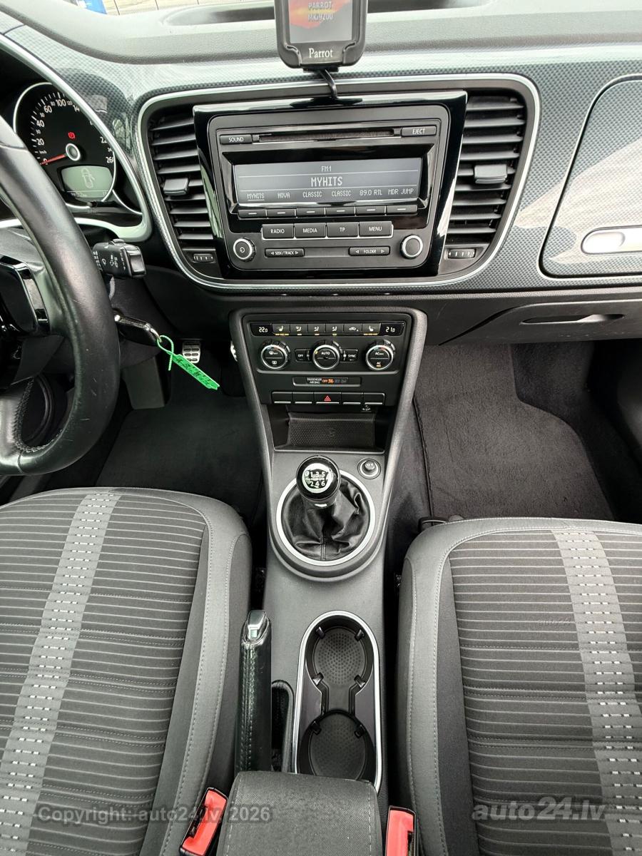 Black Volkswagen Beetle 2012 in Tartu, with an engine capacity of 1.40 L and mileage of 308 thousand km for 6699 €, photo 11 on AUTOMOTO.COM.LV