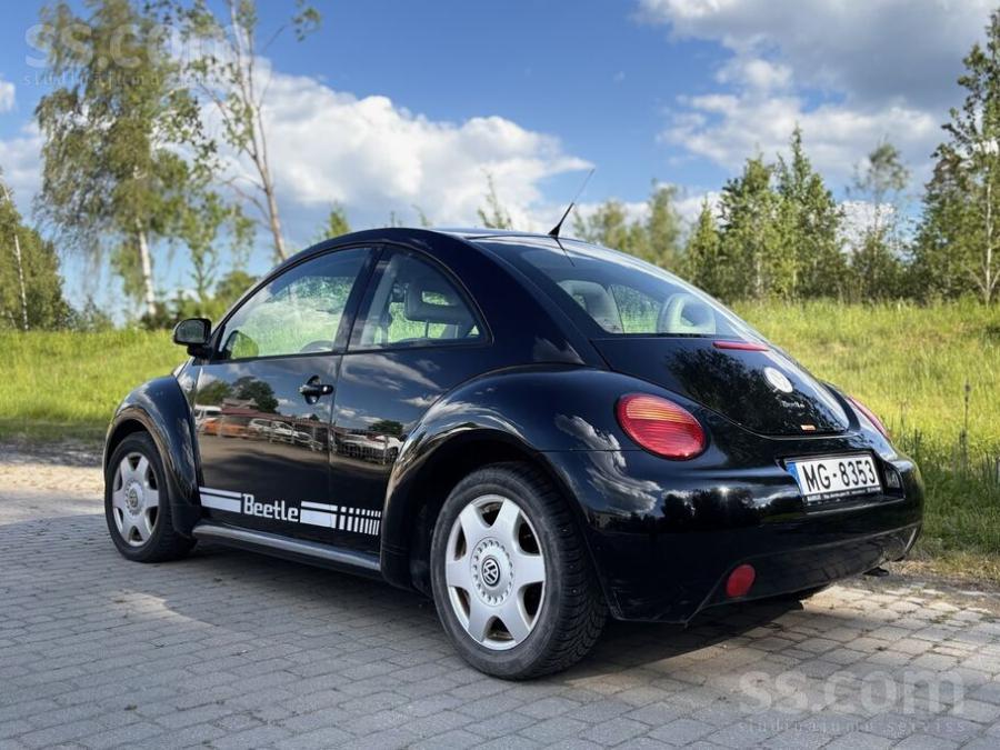 Black Volkswagen Beetle 1999 in Talsi, with an engine capacity of 2.00 L and mileage of 315 thousand km for 1400 €, photo 1 on AUTOMOTO.COM.LV