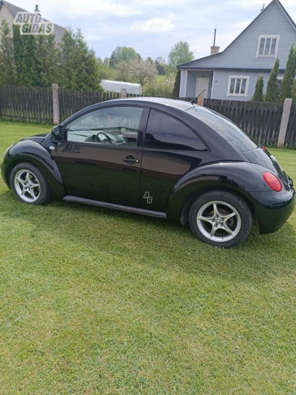 Black Volkswagen Beetle 2001 in Ignalina, with an engine capacity of 2.00 L and mileage of 265 thousand km for 950 €, photo 7 on AUTOMOTO.COM.LV