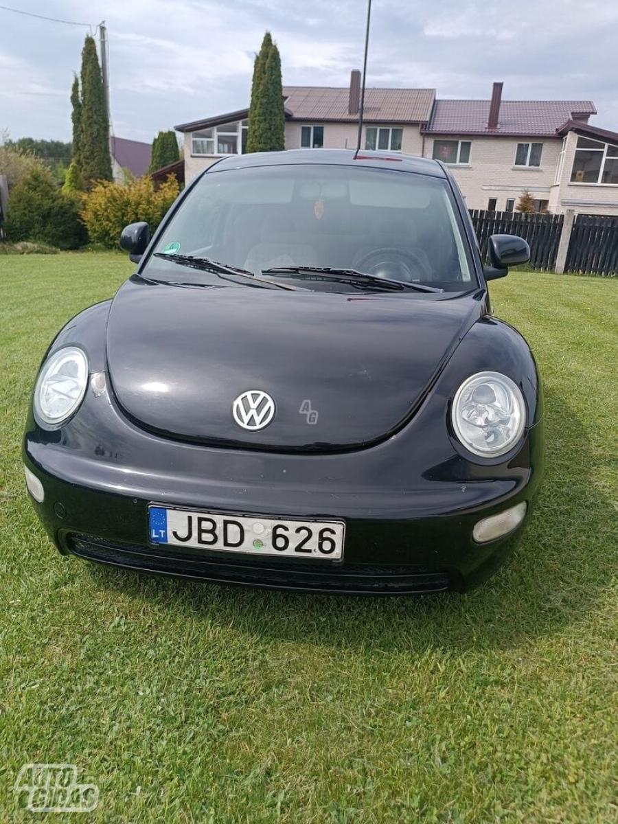 Black Volkswagen Beetle 2001 in Ignalina, with an engine capacity of 2.00 L and mileage of 265 thousand km for 950 €, photo 19 on AUTOMOTO.COM.LV