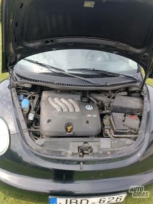 Black Volkswagen Beetle 2001 in Ignalina, with an engine capacity of 2.00 L and mileage of 265 thousand km for 950 €, photo 22 on AUTOMOTO.COM.LV