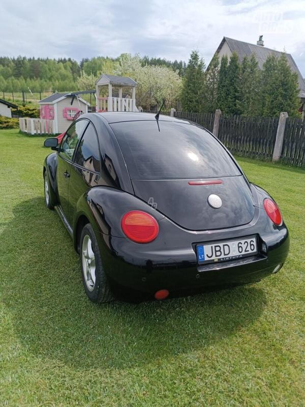 Black Volkswagen Beetle 2001 in Ignalina, with an engine capacity of 2.00 L and mileage of 265 thousand km for 950 €, photo 9 on AUTOMOTO.COM.LV