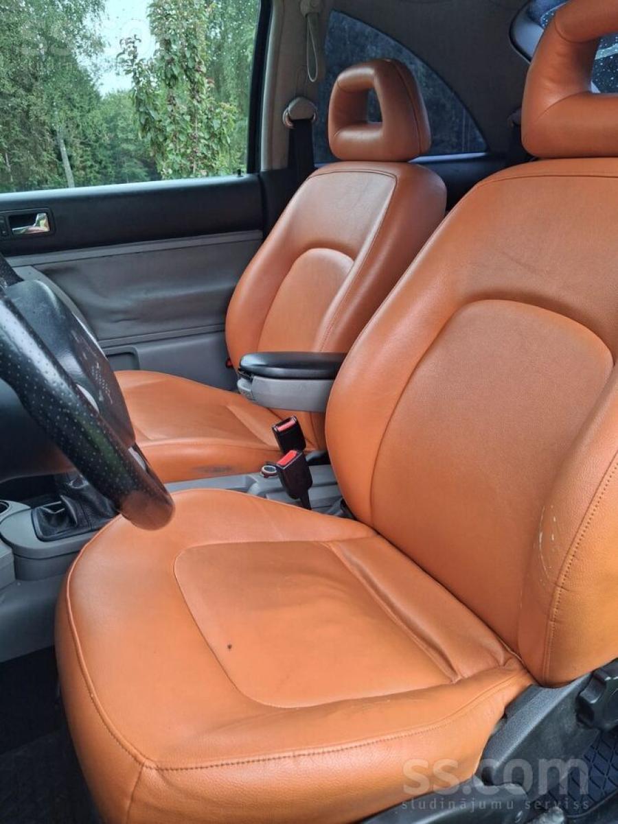 Black Volkswagen Beetle 2001 in Liepaja, with an engine capacity of 1.90 L and mileage of 320 thousand km for 1500 €, photo 10 on AUTOMOTO.COM.LV