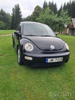 Black Volkswagen Beetle 2001 in Liepaja, with an engine capacity of 1.90 L and mileage of 320 thousand km for 1500 €, photo 12 on AUTOMOTO.COM.LV