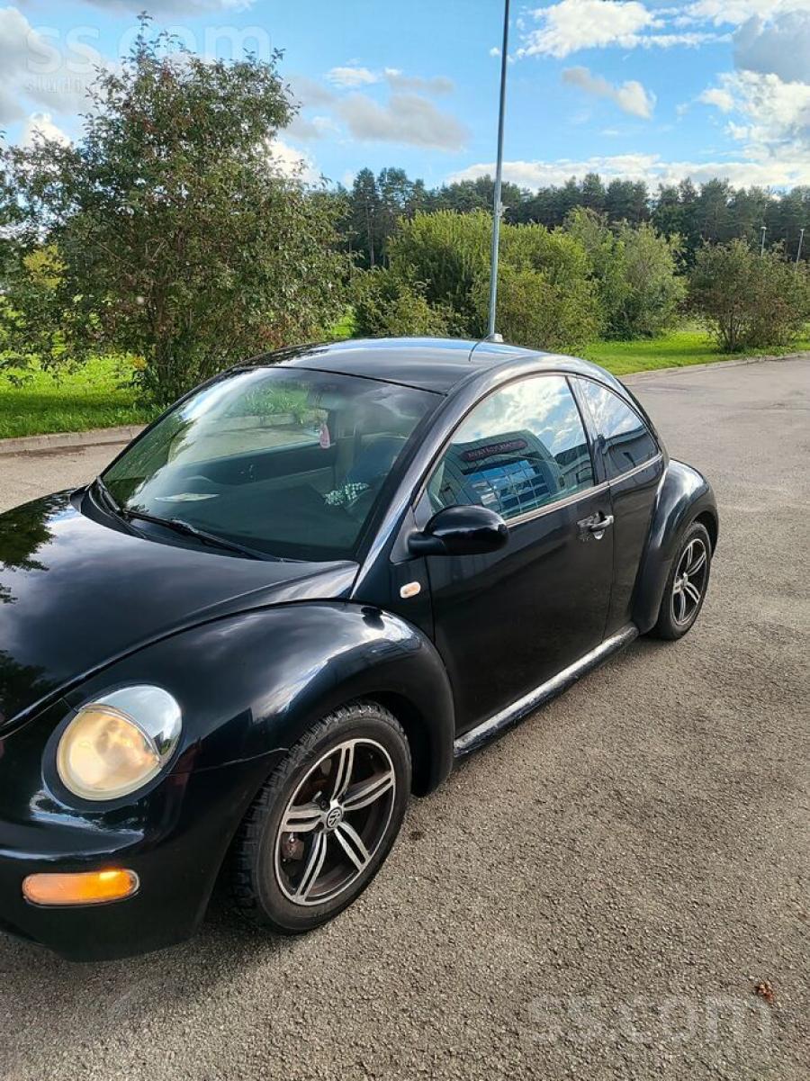Black Volkswagen Beetle 2001 in Riga, with an engine capacity of 1.90 L and mileage of 254 thousand km for 2700 €, photo 8 on AUTOMOTO.COM.LV