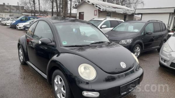 Black Volkswagen Beetle 2004 in Riga, with an engine capacity of 1.60 L and mileage of 190 thousand km for 3400 €, photo 3 on AUTOMOTO.COM.LV