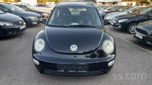 Black Volkswagen Beetle 2004 in Riga, with an engine capacity of 1.60 L and mileage of 190 thousand km for 3150 €, photo  on AUTOMOTO.COM.LV