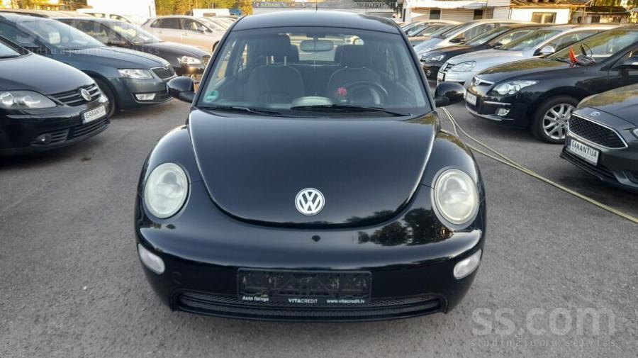 Melns Volkswagen Beetle 2004 Rīga, ar dzinēja tilpumu 1.60 L un nobraukumu 190 tūkst. km par 3150 €, foto 1 vietnē AUTOMOTO.COM.LV