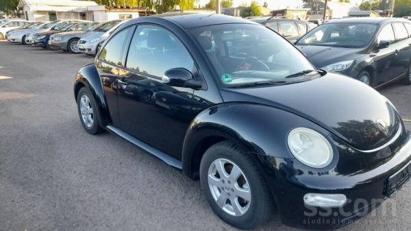 Black Volkswagen Beetle 2004 in Riga, with an engine capacity of 1.60 L and mileage of 190 thousand km for 3150 €, photo 3 on AUTOMOTO.COM.LV