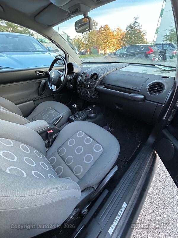 Black Volkswagen Beetle 2005 in Tallinn, with an engine capacity of 1.90 L and mileage of 276 thousand km for 2500 €, photo 9 on AUTOMOTO.COM.LV