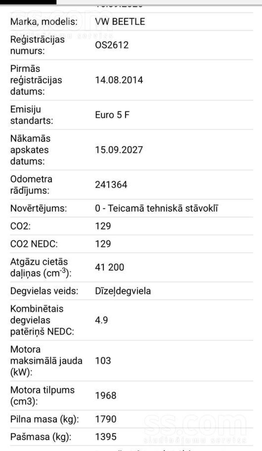 Melns Volkswagen Beetle 2014 Rīga, ar dzinēja tilpumu 2.00 L un nobraukumu 241 tūkst. km par 7995 €, foto 23 vietnē AUTOMOTO.COM.LV