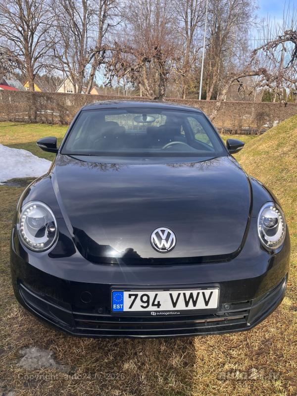 Black Volkswagen Beetle 2015 in Paide, with an engine capacity of 0.00 L and mileage of 57 thousand km for 12500 €, photo 5 on AUTOMOTO.COM.LV