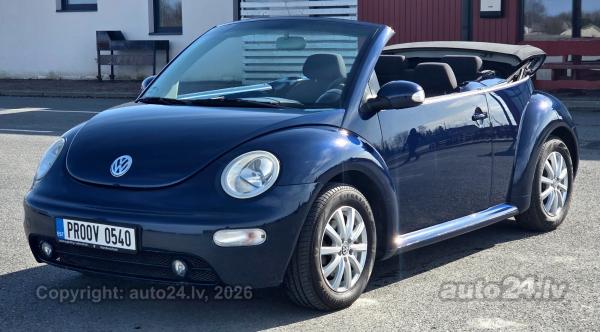 Zils Volkswagen Beetle 2003 Tallina, ar dzinēja tilpumu 2.00 L un nobraukumu 140 tūkst. km par 3900 €, foto 1 vietnē AUTOMOTO.COM.LV