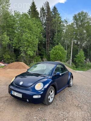 Blue Volkswagen Beetle 2004 in Riga, with an engine capacity of 1.90 L and mileage of 214 thousand km for 2400 €, photo  on AUTOMOTO.COM.LV