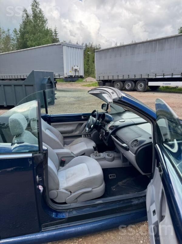 Blue Volkswagen Beetle 2004 in Riga, with an engine capacity of 1.90 L and mileage of 214 thousand km for 2100 €, photo 5 on AUTOMOTO.COM.LV