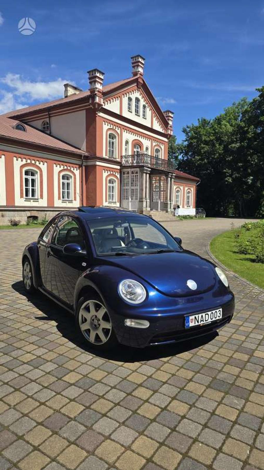 Zils Volkswagen Beetle 2002 Viļņa, ar dzinēja tilpumu 1.60 L un nobraukumu 233 tūkst. km par 3850 €, foto 3 vietnē AUTOMOTO.COM.LV