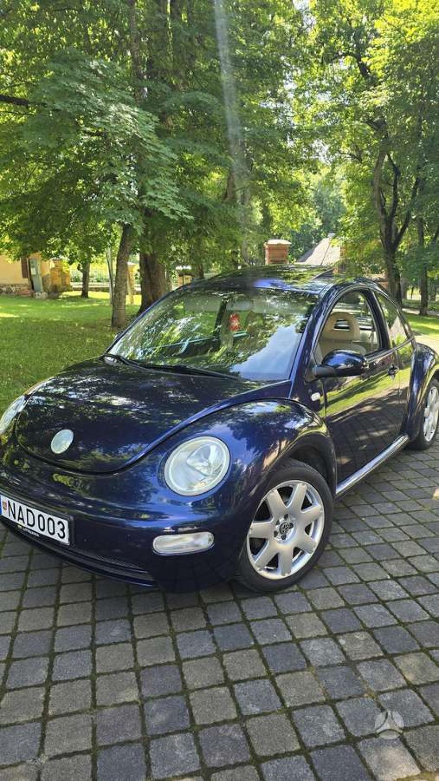 Zils Volkswagen Beetle 2002 Viļņa, ar dzinēja tilpumu 1.60 L un nobraukumu 233 tūkst. km par 3850 €, foto 4 vietnē AUTOMOTO.COM.LV
