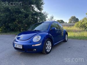 Blue Volkswagen Beetle 2006 in Riga, with an engine capacity of 1.90 L and mileage of 216 thousand km for 3100 €, photo  on AUTOMOTO.COM.LV