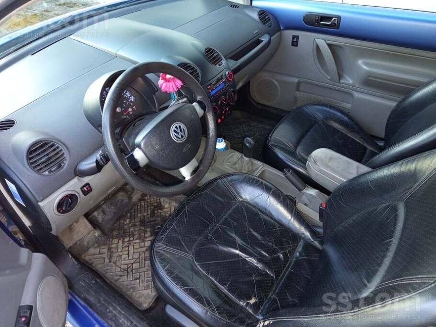 Zils Volkswagen Beetle 1998 Tallina, ar dzinēja tilpumu 1.90 L un nobraukumu 340 tūkst. km par 2500 €, foto 10 vietnē AUTOMOTO.COM.LV