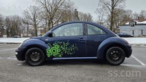 Blue Volkswagen Beetle 1999 in Riga, with an engine capacity of 1.90 L and mileage of 326 thousand km for 1000 €, photo  on AUTOMOTO.COM.LV