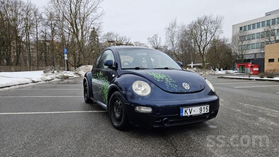 Zils Volkswagen Beetle 1999 Rīga, ar dzinēja tilpumu 1.90 L un nobraukumu 326 tūkst. km par 1000 €, foto 3 vietnē AUTOMOTO.COM.LV