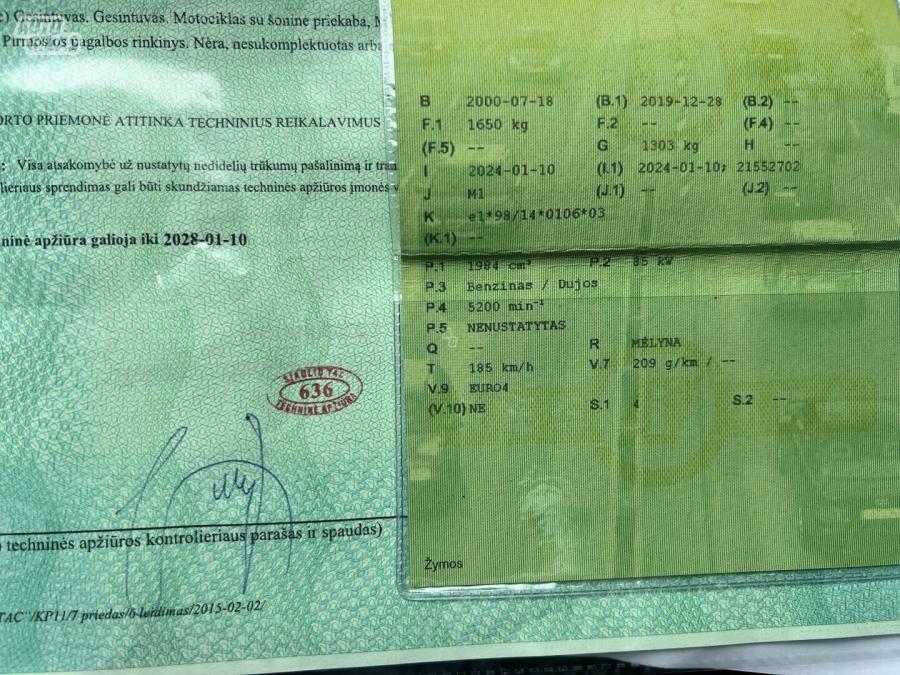 Синий Фольксваген Битл 2000 в Шяуляй, объемом двигателя 2.00 л и пробегом 0 тыс. км за 899 €, фото 25 на AUTOMOTO.COM.LV