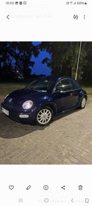 Zils Volkswagen Beetle 2005 Rīga, ar dzinēja tilpumu 1.90 L un nobraukumu 212 tūkst. km par 3300 €, foto 2 vietnē AUTOMOTO.COM.LV