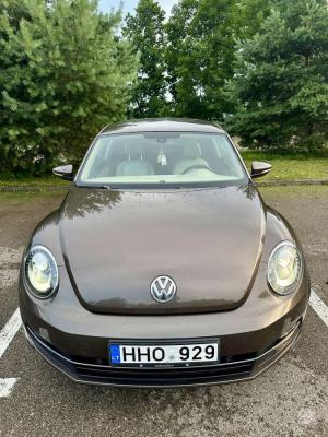 Brown Volkswagen Beetle 2014 in Vilnius, with an engine capacity of 1.20 L and mileage of 116 thousand km for 9999 €, photo 8 on AUTOMOTO.COM.LV