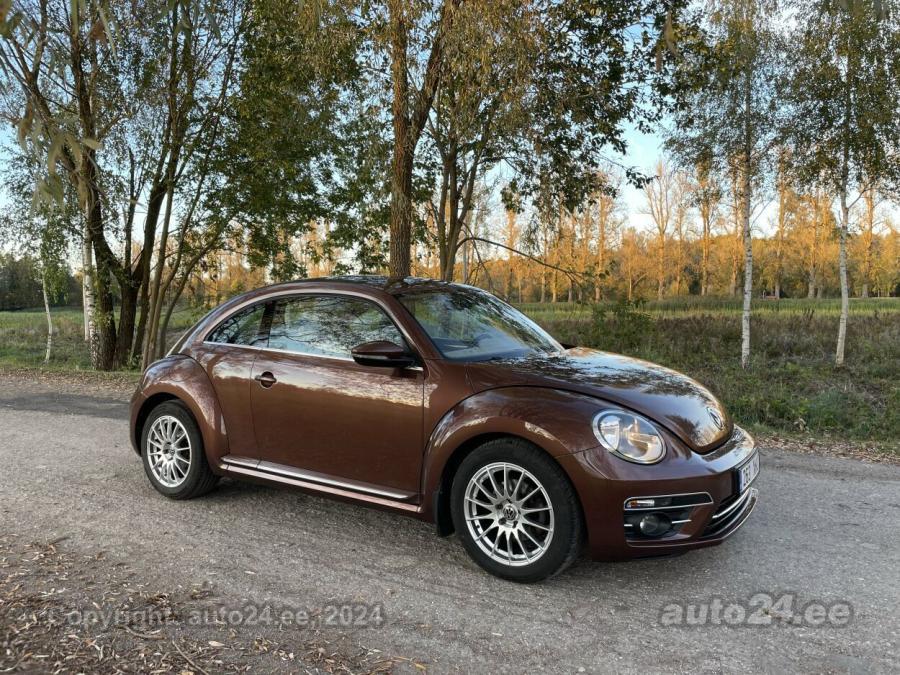 Brown Volkswagen Beetle 2017 in Tartu, with an engine capacity of 1.20 L and mileage of 98 thousand km for 13000 €, photo 1 on AUTOMOTO.COM.LV