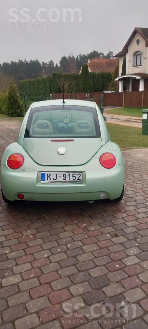 Zaļš Volkswagen Beetle 1999 Rīga, ar dzinēja tilpumu 2.00 L un nobraukumu 0 tūkst. km par 1300 €, foto 4 vietnē AUTOMOTO.COM.LV