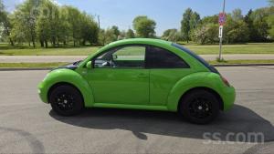 Zaļš Volkswagen Beetle 2002 Rīga, ar dzinēja tilpumu 1.60 L un nobraukumu 387 tūkst. km par 4500 €, foto 5 vietnē AUTOMOTO.COM.LV