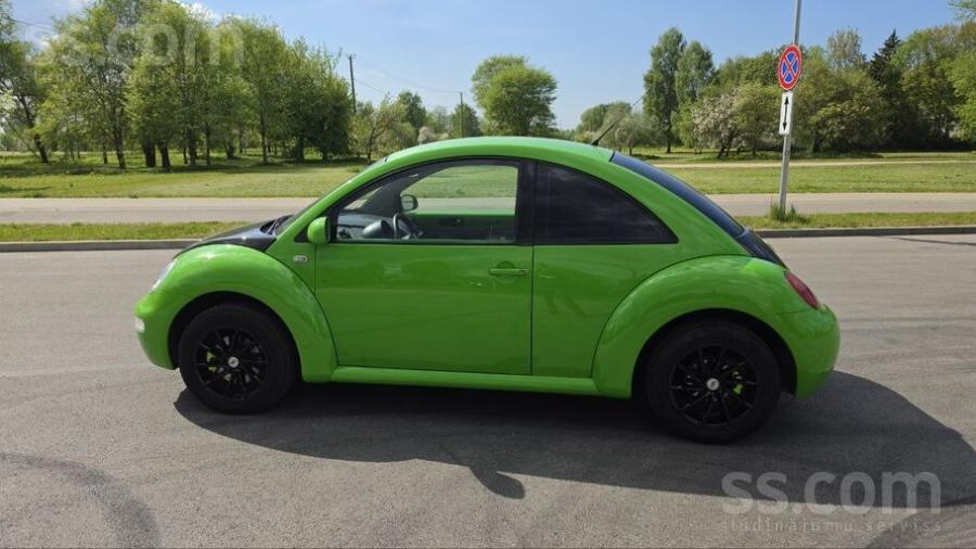 Zaļš Volkswagen Beetle 2002 Rīga, ar dzinēja tilpumu 1.60 L un nobraukumu 387 tūkst. km par 4500 €, foto 5 vietnē AUTOMOTO.COM.LV