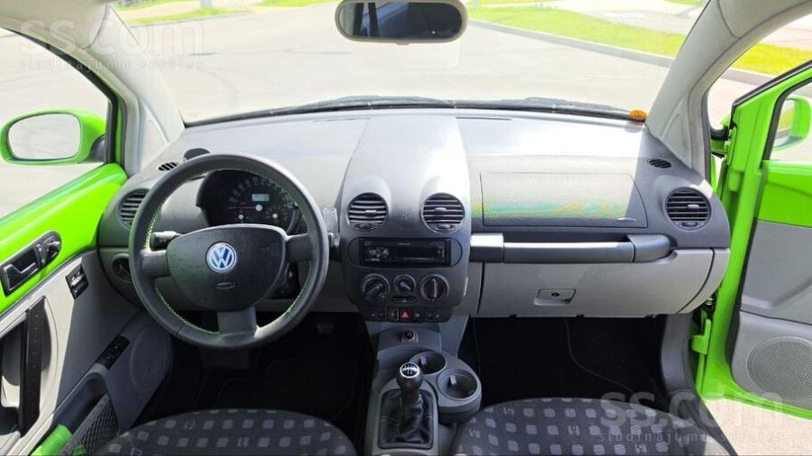Zaļš Volkswagen Beetle 2002 Rīga, ar dzinēja tilpumu 1.60 L un nobraukumu 387 tūkst. km par 4500 €, foto 11 vietnē AUTOMOTO.COM.LV