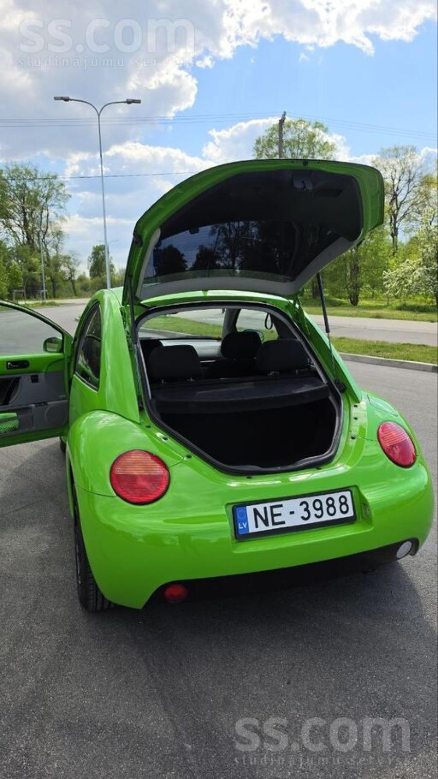 Zaļš Volkswagen Beetle 2002 Rīga, ar dzinēja tilpumu 1.60 L un nobraukumu 387 tūkst. km par 4500 €, foto 18 vietnē AUTOMOTO.COM.LV