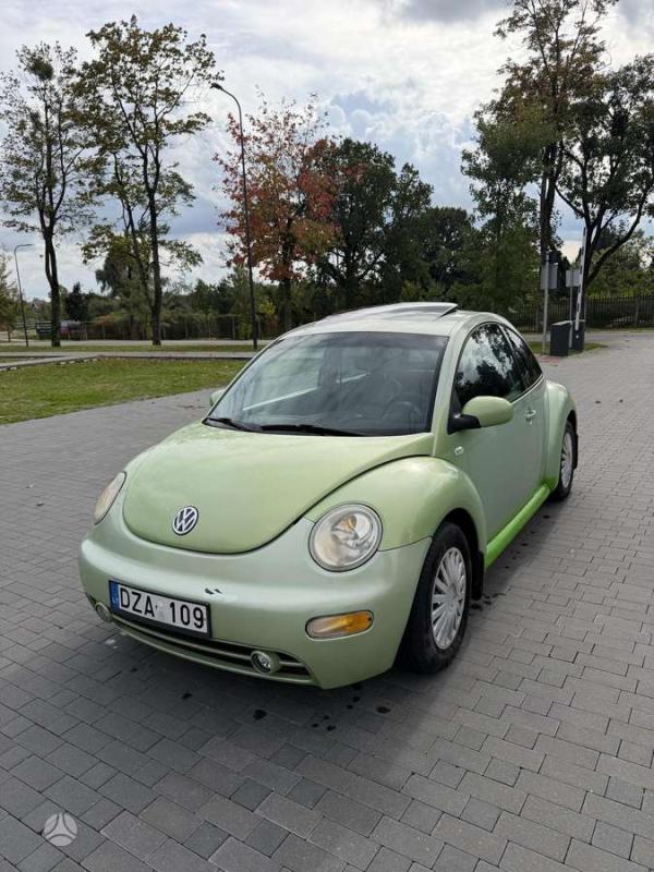 Zaļš Volkswagen Beetle 2002 Kauņa, ar dzinēja tilpumu 1.78 L un nobraukumu 128 tūkst. km par 1100 €, foto 3 vietnē AUTOMOTO.COM.LV