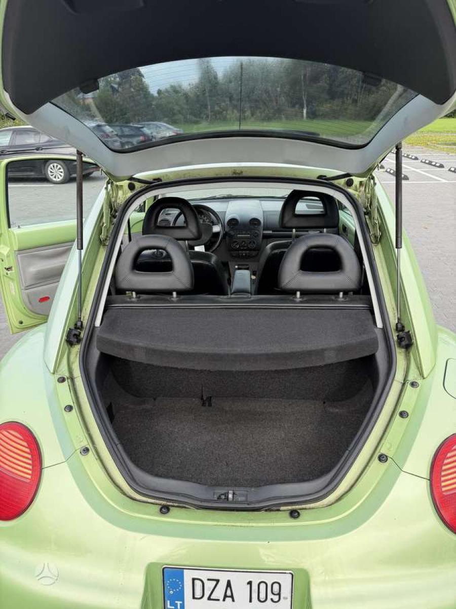 Zaļš Volkswagen Beetle 2002 Kauņa, ar dzinēja tilpumu 1.78 L un nobraukumu 128 tūkst. km par 1100 €, foto 12 vietnē AUTOMOTO.COM.LV