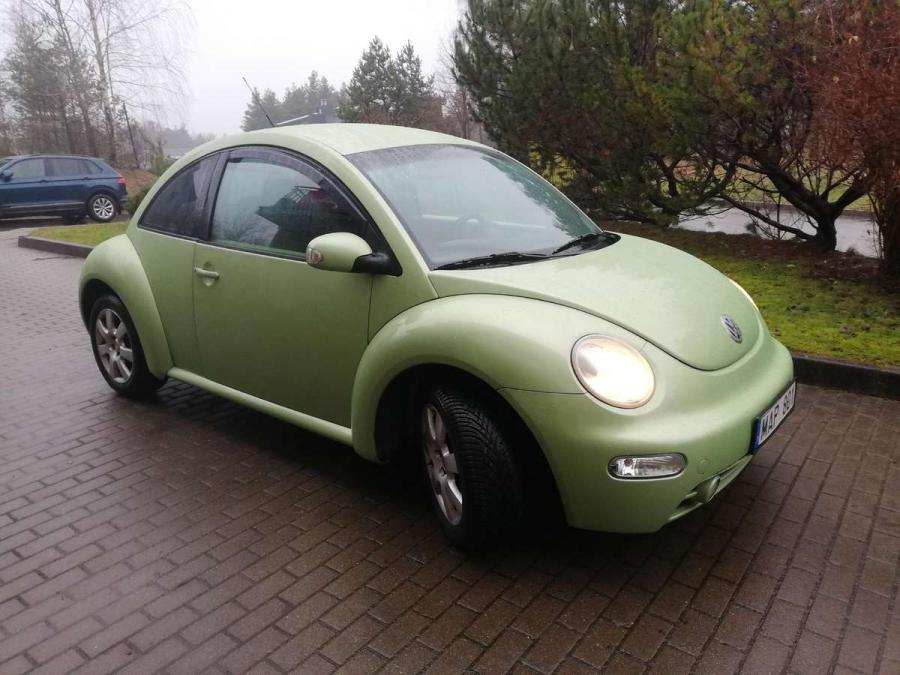 Zaļš Volkswagen Beetle 2003 Viļņa, ar dzinēja tilpumu 1.90 L un nobraukumu 220 tūkst. km par 3500 €, foto 1 vietnē AUTOMOTO.COM.LV