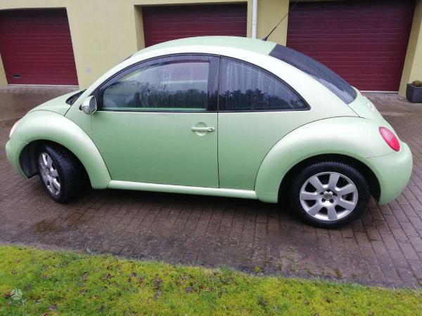 Zaļš Volkswagen Beetle 2003 Viļņa, ar dzinēja tilpumu 1.90 L un nobraukumu 220 tūkst. km par 3500 €, foto 3 vietnē AUTOMOTO.COM.LV